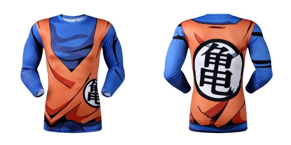 Son Goku Gi | Long Sleeve Shirt | Workout Fitness Gear | Dragon Ball S ...